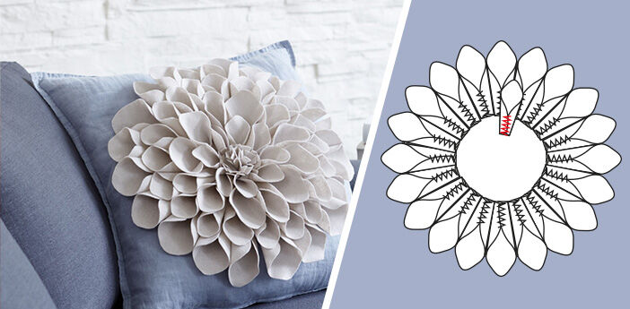 fabric flower sewing pattern