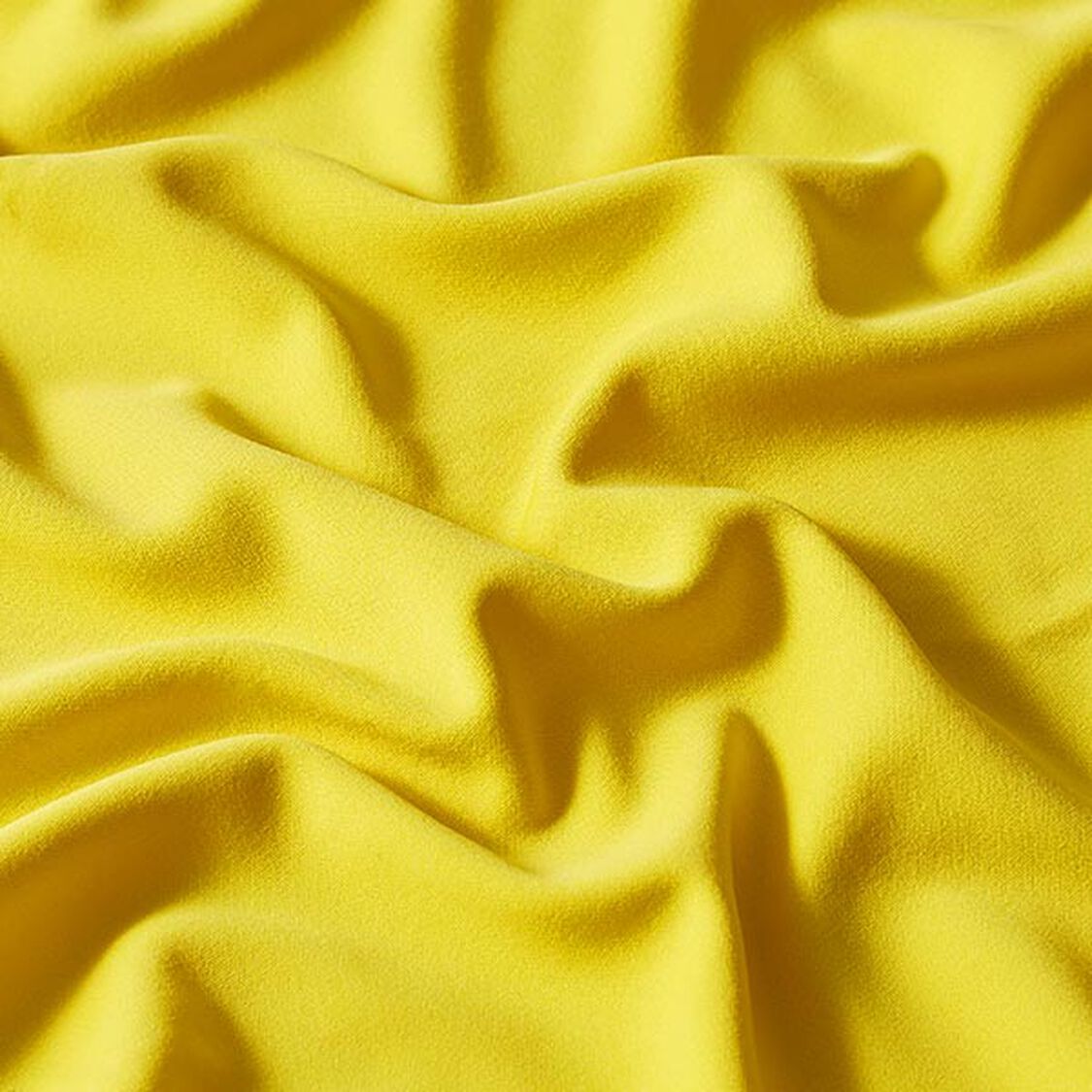 Lightweight Crepe Scuba – yellow - Perfect for Sport / Functional